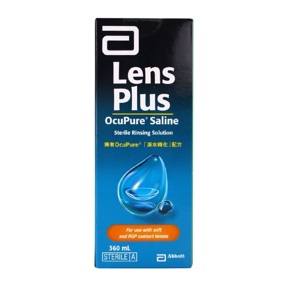 Lens Plus OcuPure™ 生理鹽水 360毫升 – 順悅